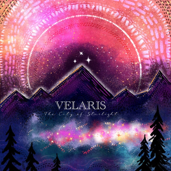 Acotar Velaris City of Starlight Wall Art - Etsy