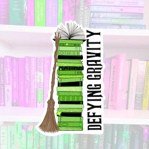 My TBR is Defying Gravity - WICKED Inspired - Sticker | Bookish ...