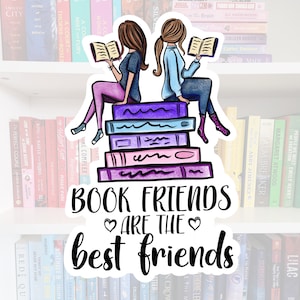 Book Friends Vinyl Sticker – Booktok Bookish Gift - Etsy