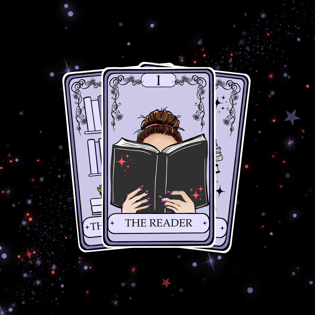 Bookish Themed Tarot Cards - Bookish Sticker Pack / Booktok / Book ...