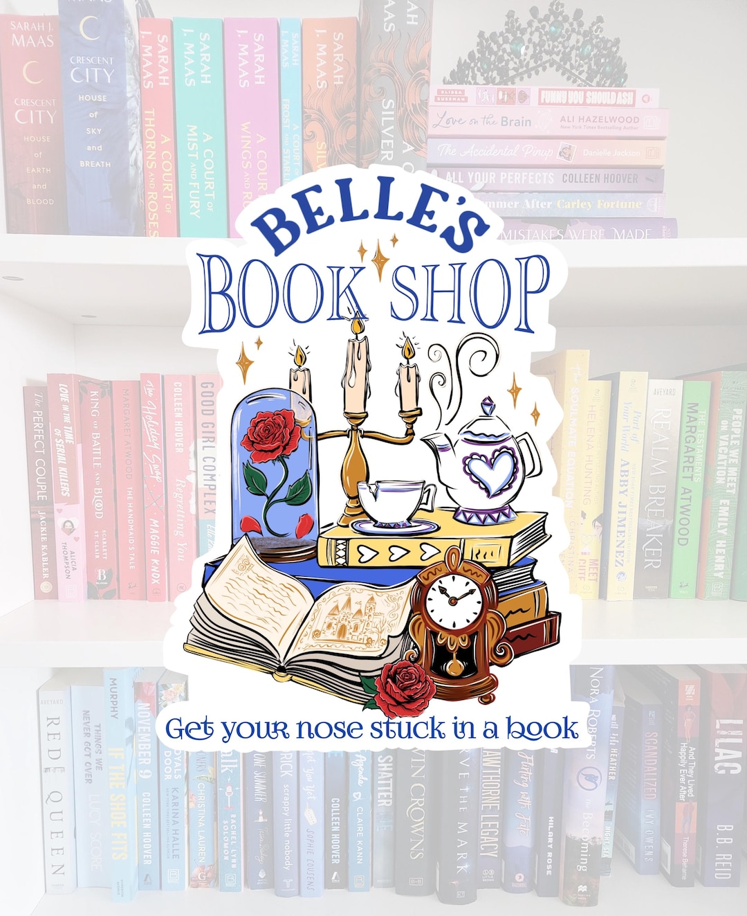 Belle’s Book Shop - Bookish Stickers / Booktok / Book Addict / Whimsy ...