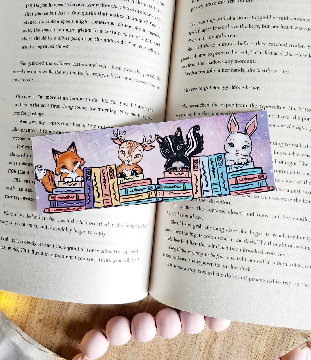 Woodland Animals Bookmark | Fox, Bunny, Deer, Skunk - Etsy