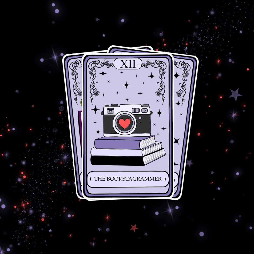 The Bookstagrammer | Tarot Card - Bookish Sticker / Booktok / Book ...