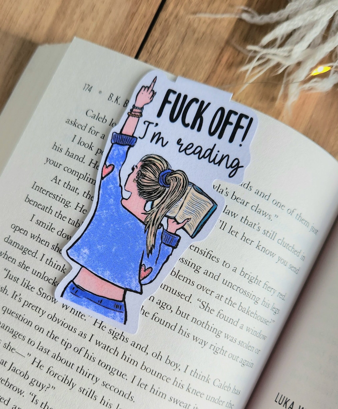 F*** Off! I'm Reading Bookmark | Bookmarks | Bookish Gifts | Book Merch ...