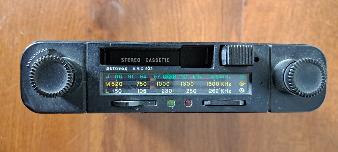 Autovox Sirio 932 Vintage Car Radio in Perfect Aesthetic Condition ...