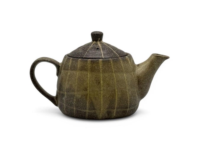 Japanese Handcrafted Iga Ash Brown Kyusu 常滑焼 - Japanese Teapot - Inoue ...