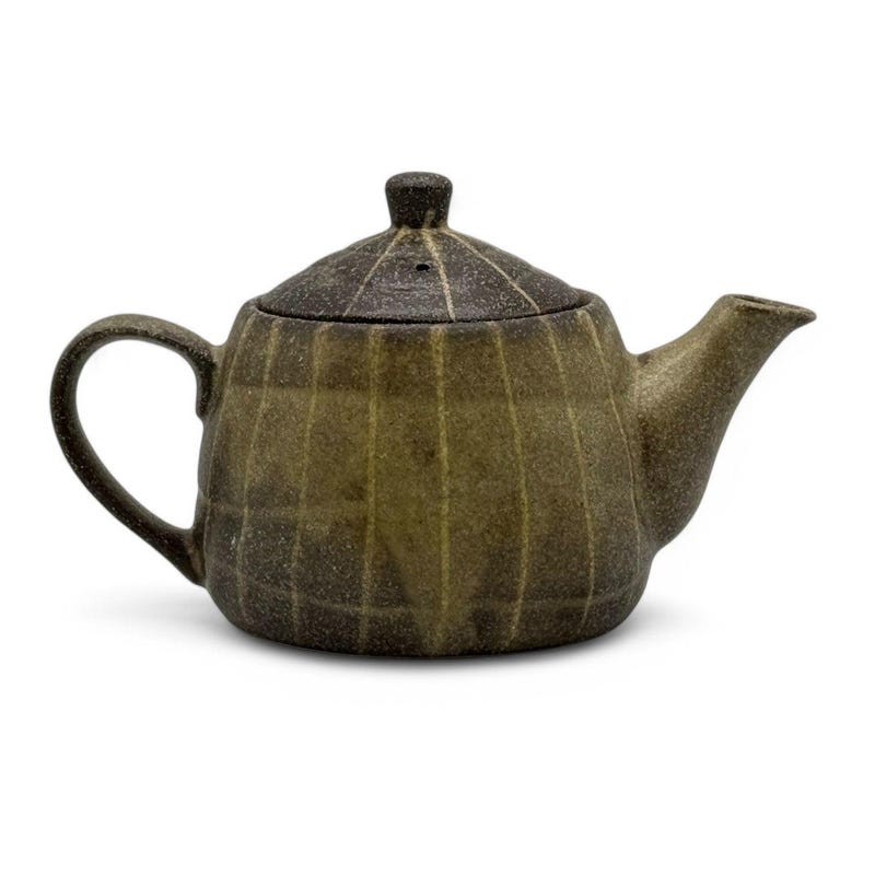Handmade Brown Teapot - Etsy