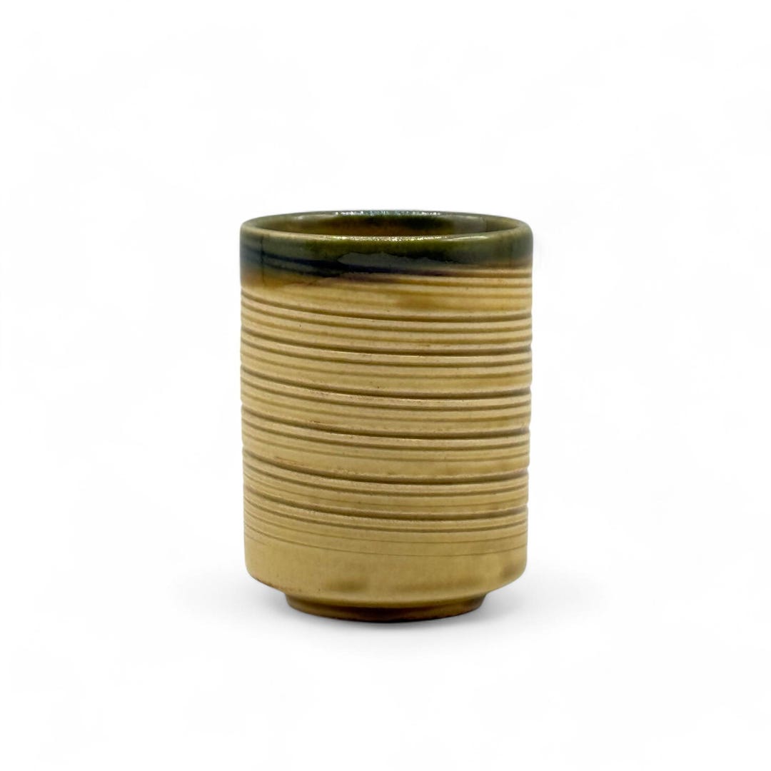 Japanese Obe Kinose Yellow Mino-yaki Handcrafted Yunomi 美濃焼 - Japanese ...