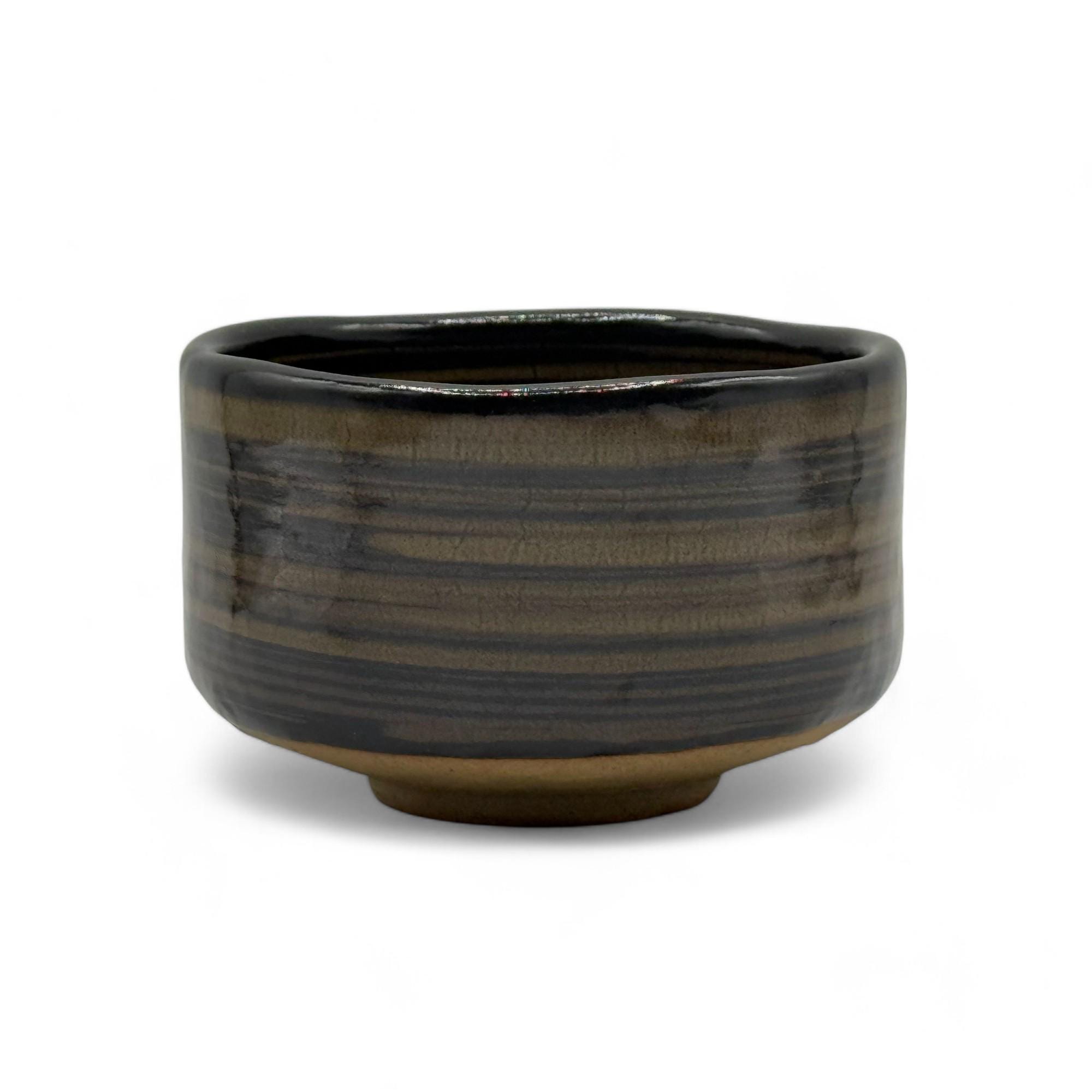 Japanese Kokuyu Glaze Brown Mino-yaki Handcrafted Matcha Chawan 美濃焼 ...