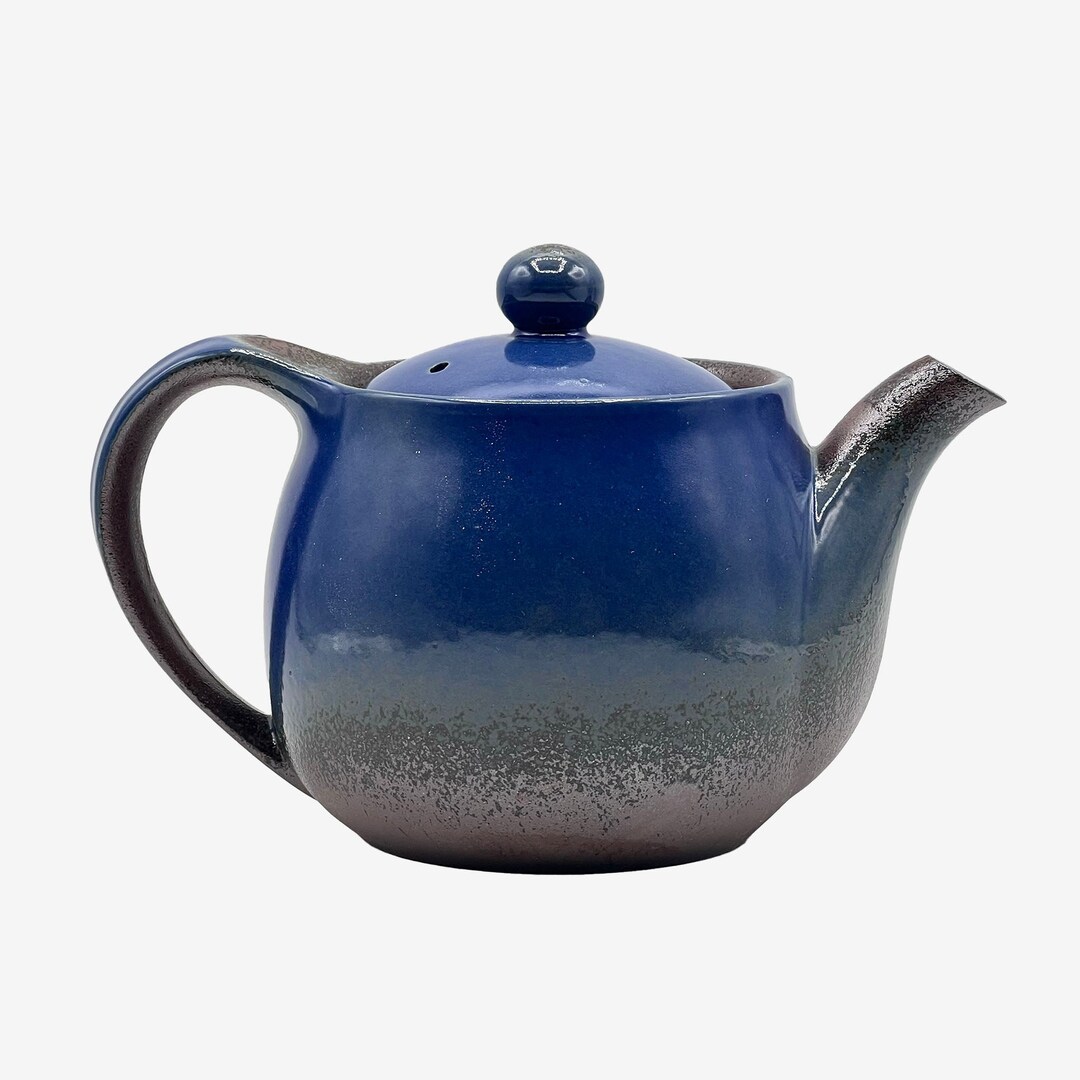 Japanese Ao Blue Banko-yaki Kyusu - Japanese Teapot - Etsy