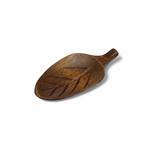 Japanese Konoha Leaf Wooden Tea Spoon - Japanese Chasaji - Etsy