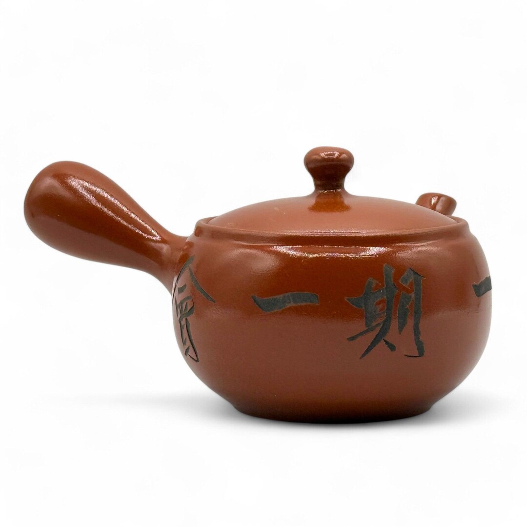 Japanese Ichi-go Ichi-e Red Tokoname-yaki Kyusu 常滑焼 - Japanese Teapot ...