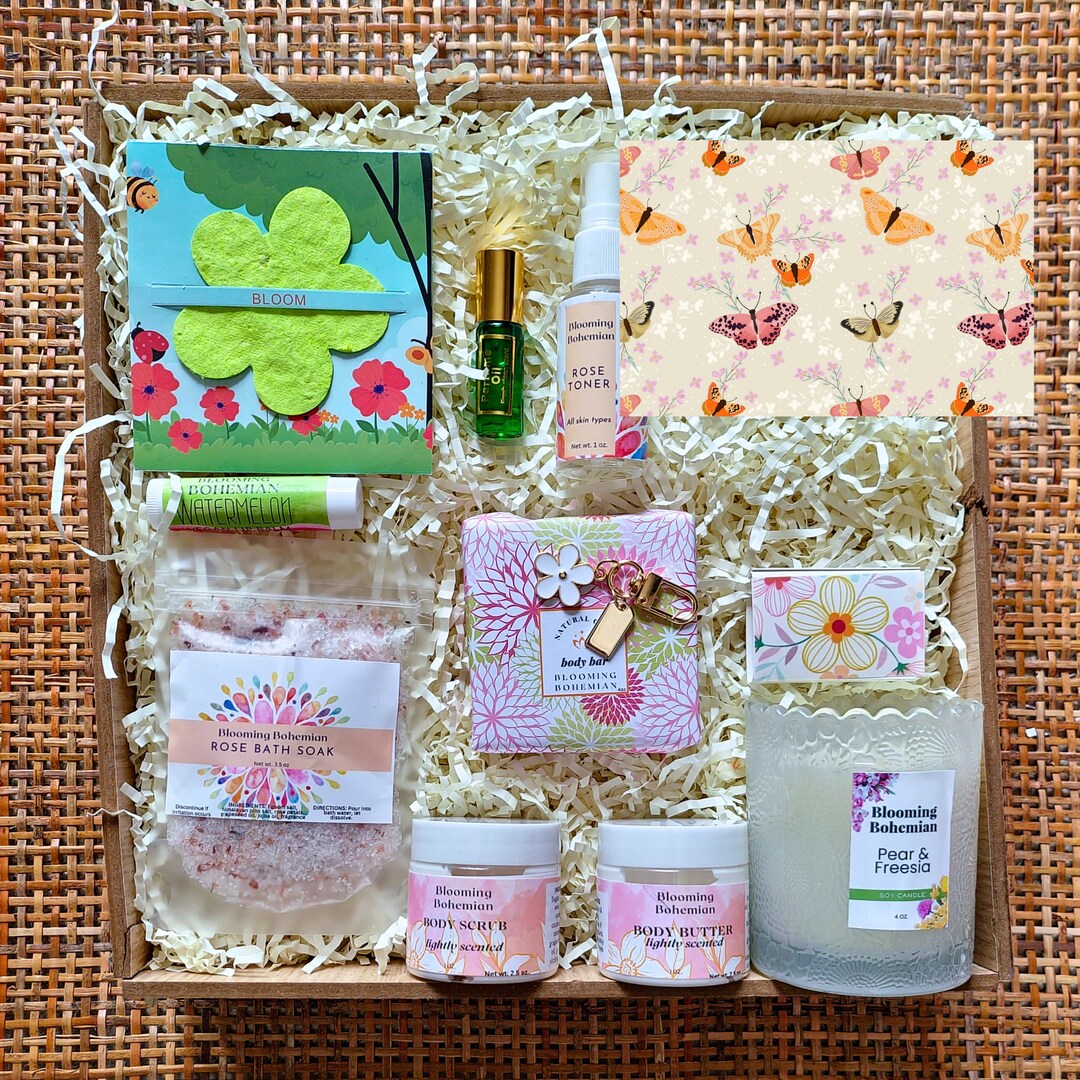 Pick Me up Gift Set, Spa Box for Her, Care Package for Sister ...