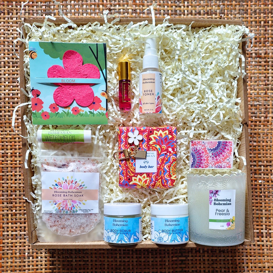 Gift Box for Her, Stress Relief Care Package, Pamper Spa Box, Best ...