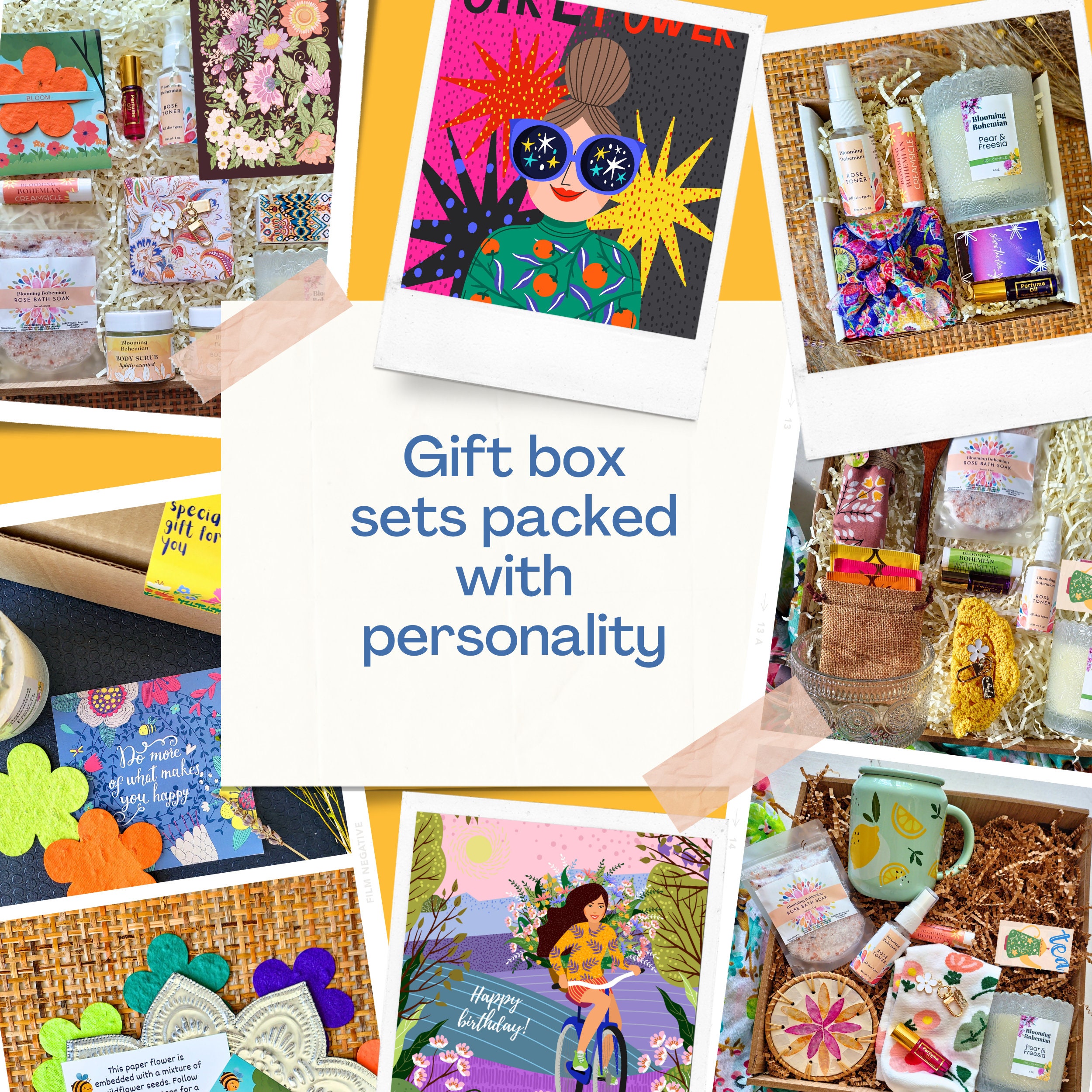 Bath Spa Set, Relaxing Gift Box, Spa Gift for Mom, Bath & Beauty Box ...