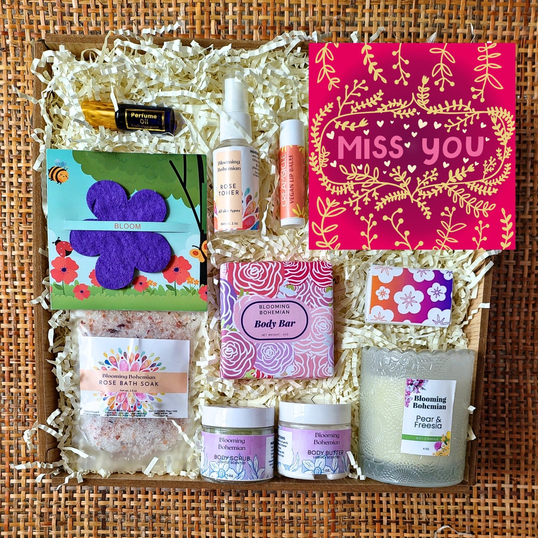 Self Care Gift Box, Relaxing Spa Box, Spa Comfort Box, Natural Gift Set ...