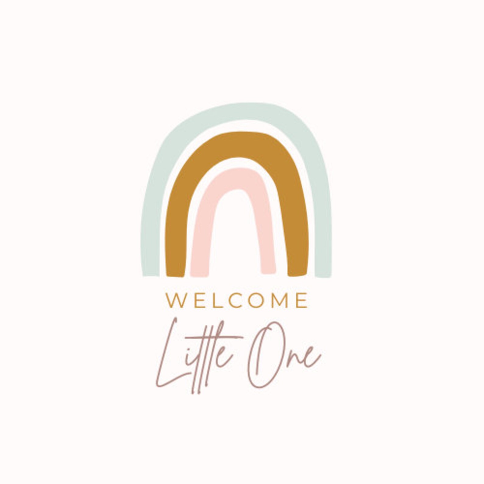 Welcome Little One Sign. Instant Download. Baby Shower. Baby Gift ...