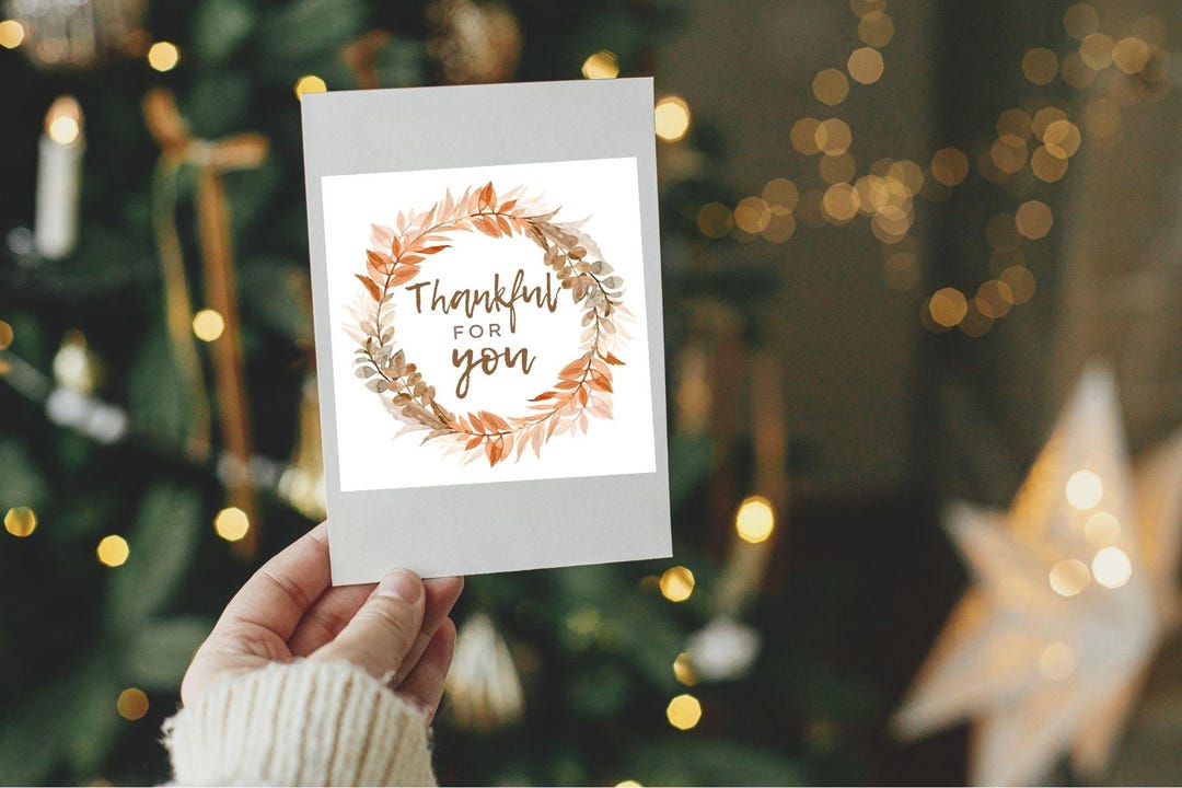 Thankful for You Personalized Card. Send to Someone You Love ...