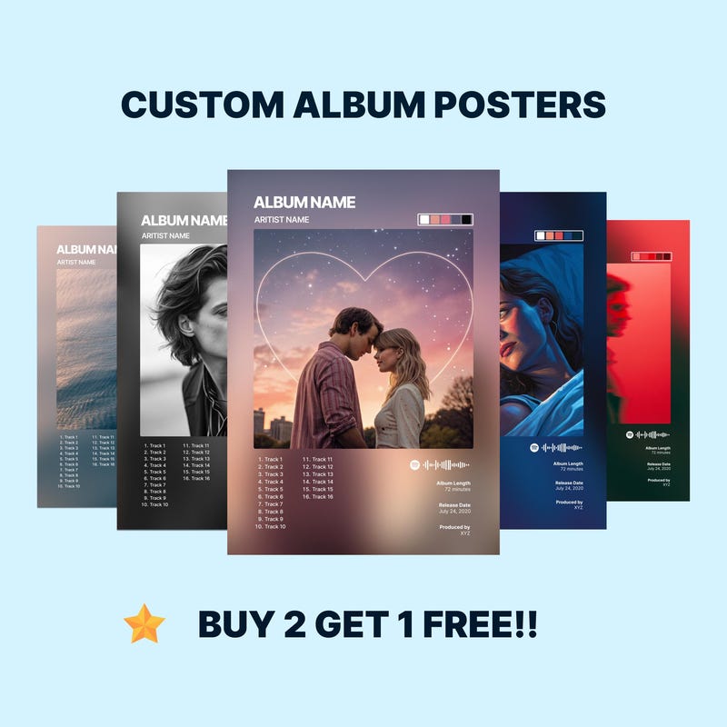 Album Cover Posters - Etsy