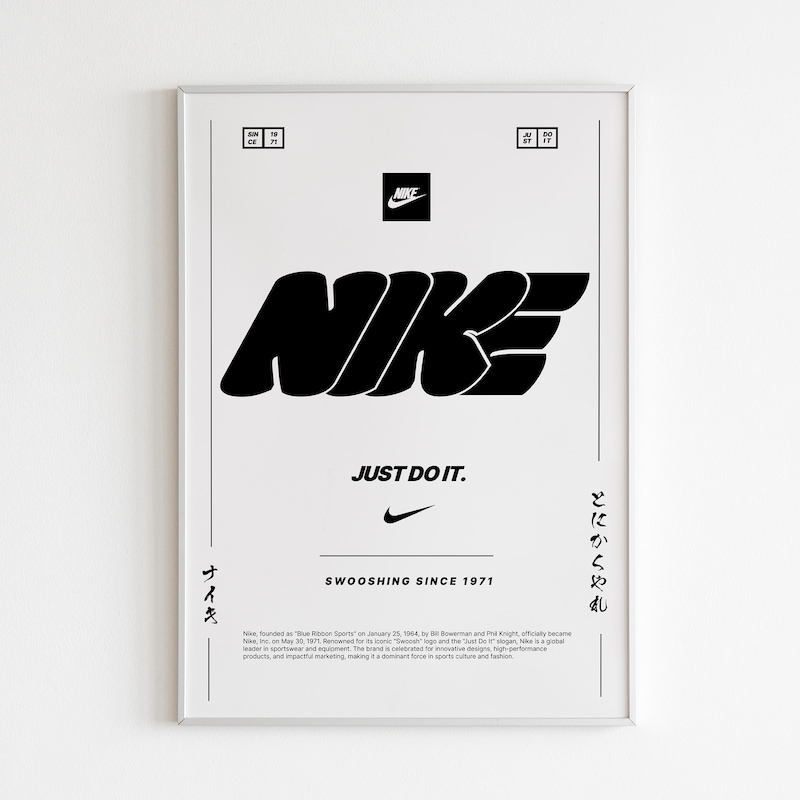 Nike Poster for Bedroom - Etsy