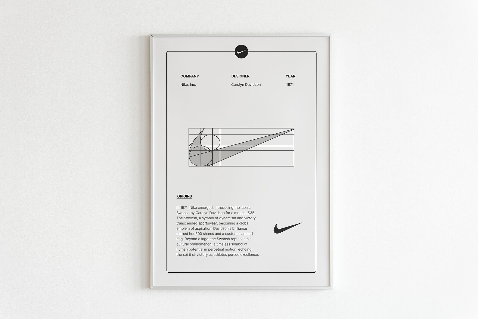 Nike Blueprint Poster, Nike Poster, Sneaker Poster, Nike Printable Wall ...