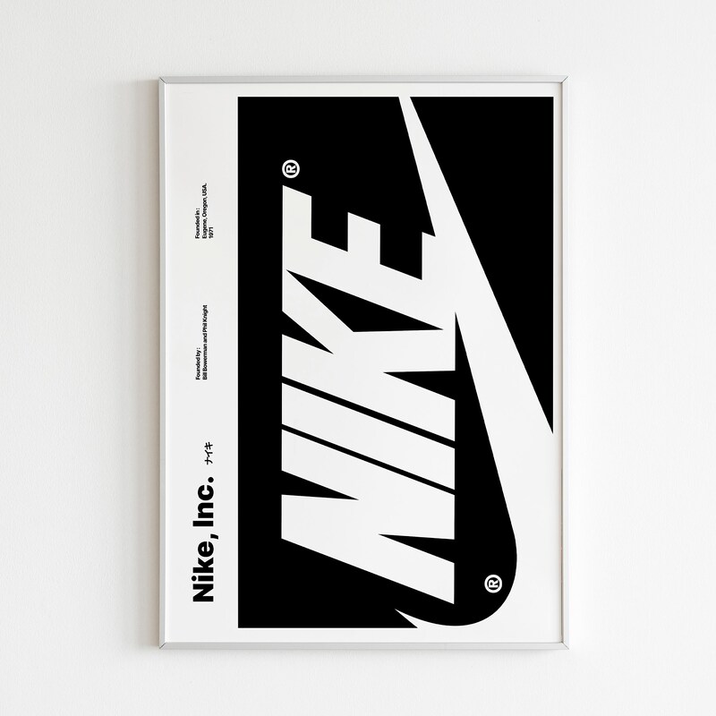 Nike Poster Vintage - Etsy
