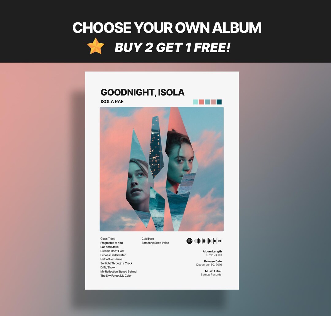 Choose Your Own Album Poster Album Cover Custom Album Poster Singer ...
