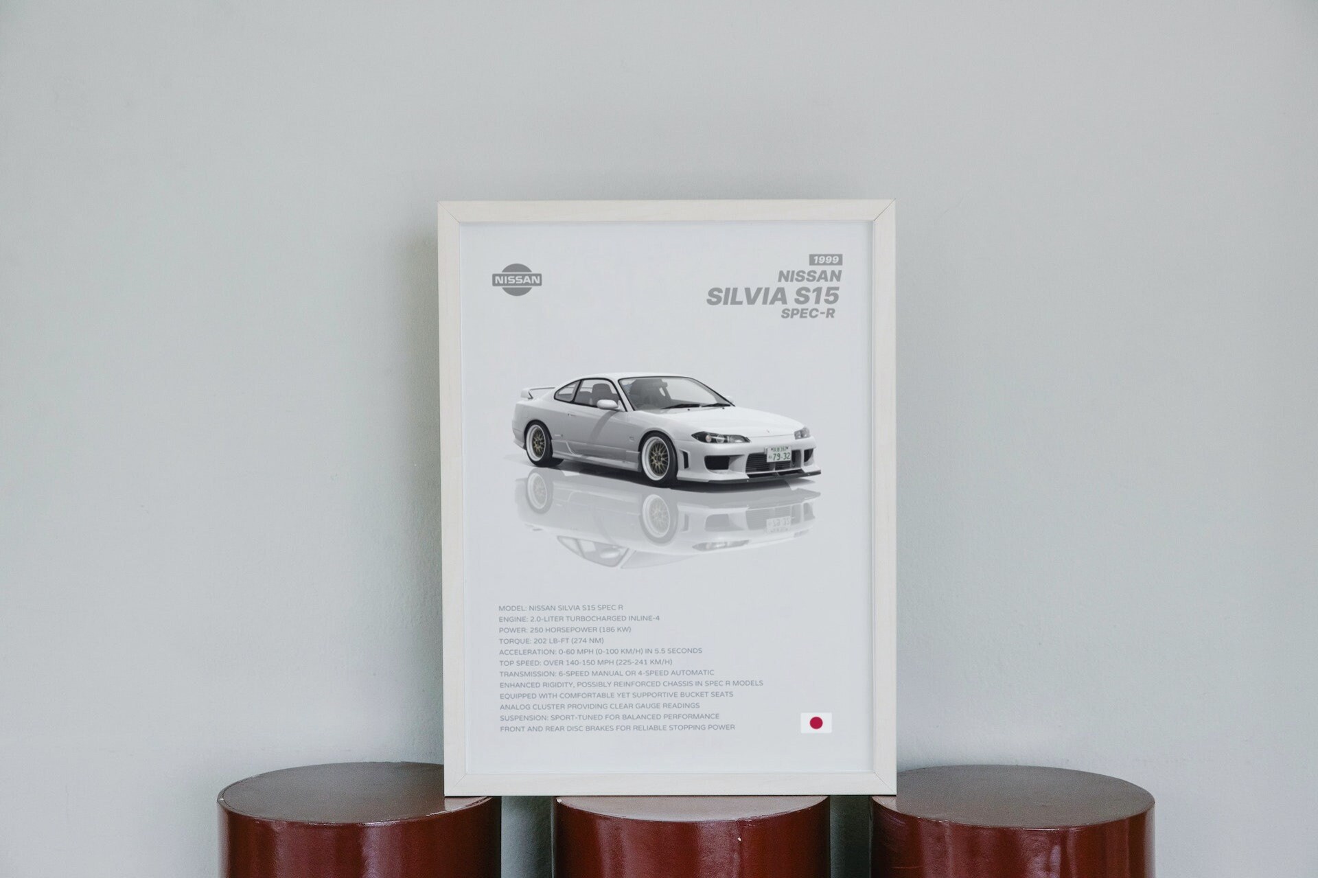 Nissan Silvia S15 Poster Print, Japanese Car Poster, Supercar Poster ...
