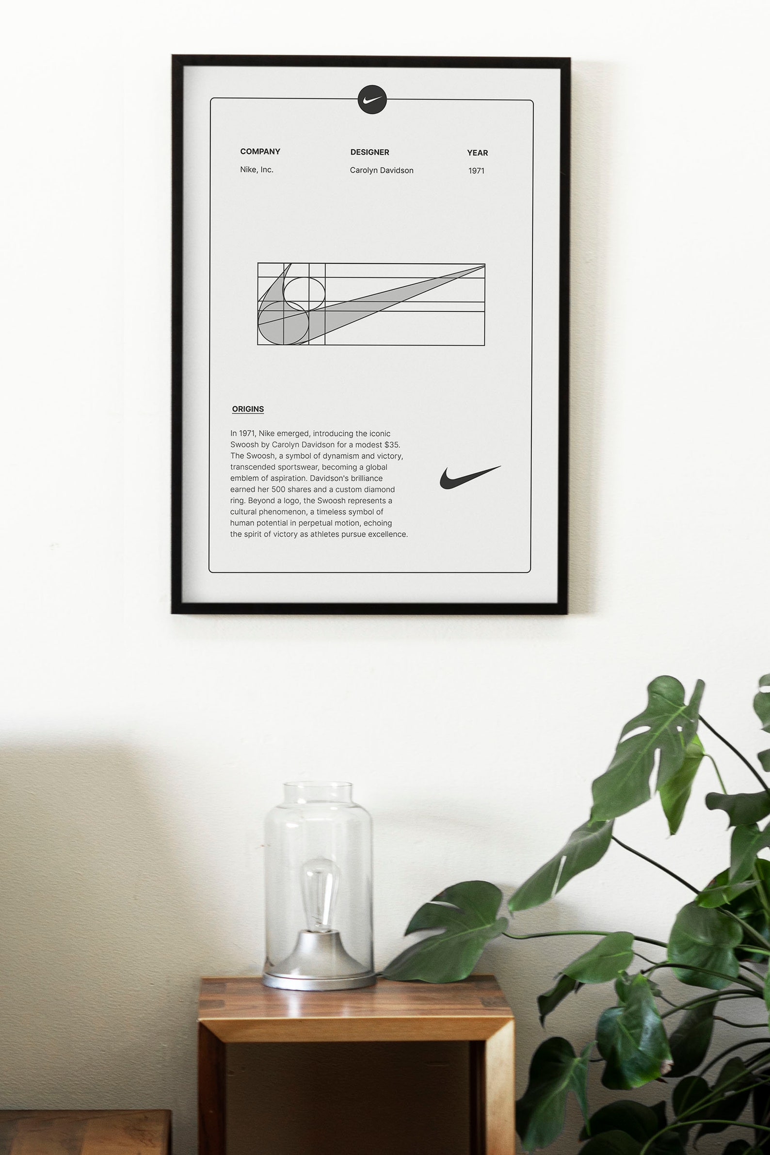 Nike Blueprint Poster, Nike Poster, Sneaker Poster, Nike Printable Wall ...