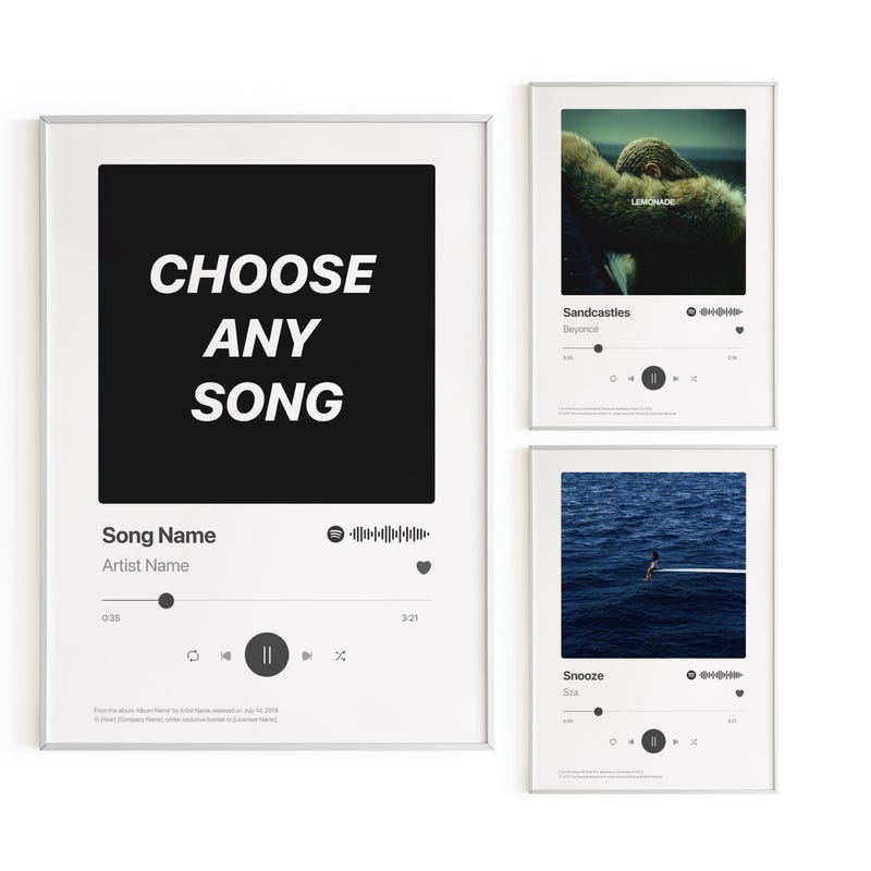 Custom Song Cover Art - Etsy