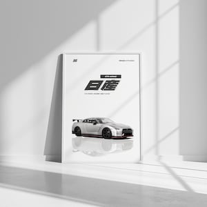 Set of 5 Japanese Cars Poster Print Honda NSX Toyota Supra GTR Skyline ...