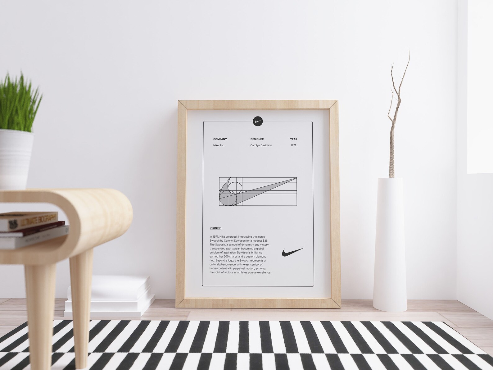 Nike Blueprint Poster, Nike Poster, Sneaker Poster, Nike Printable Wall ...