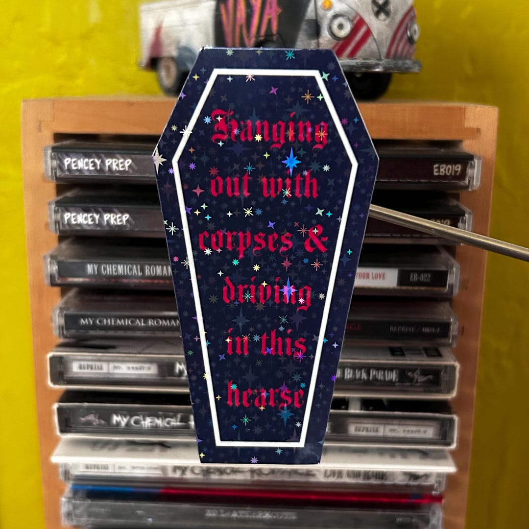 Bgrade Hanging Out With Corpses MCR Vinyl Sticker - Etsy