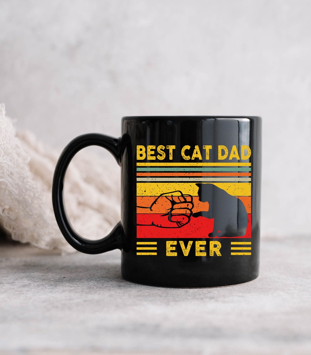 Cat Dad Coffee Mug, Best Cat Dad Mug for Birthday Gift, New Cat Dad ...