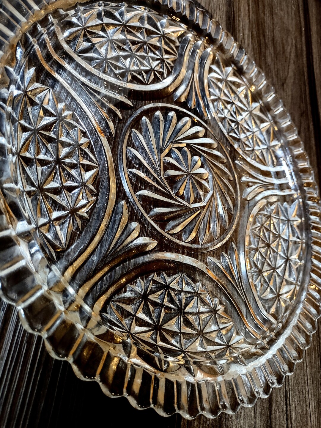 Anchor Hocking Stars and Bars Cake Sandwich Dessert Plate Serving ...