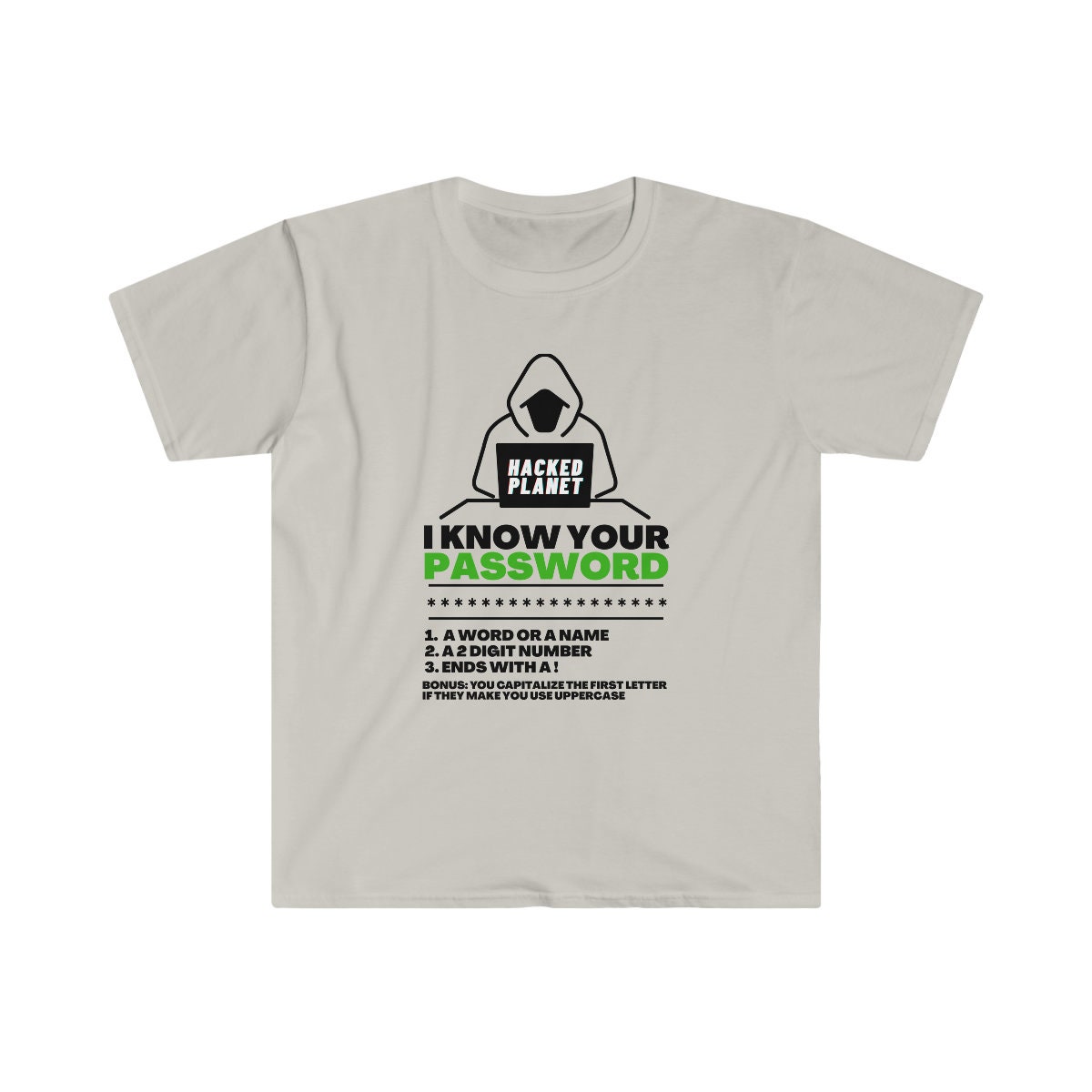 Shocking I KNOW YOUR PASSWORD Tshirt Gift for Hackers - Etsy UK