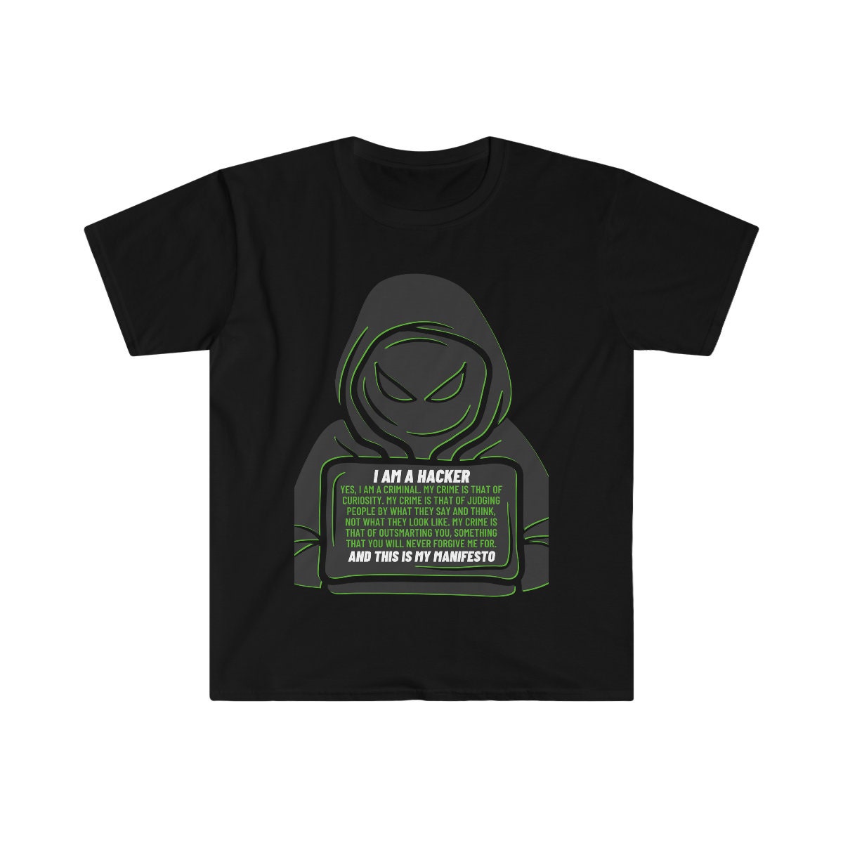 The Ultimate Hacker Manifesto Tee: A Must-have Cybersecurity Gift for ...