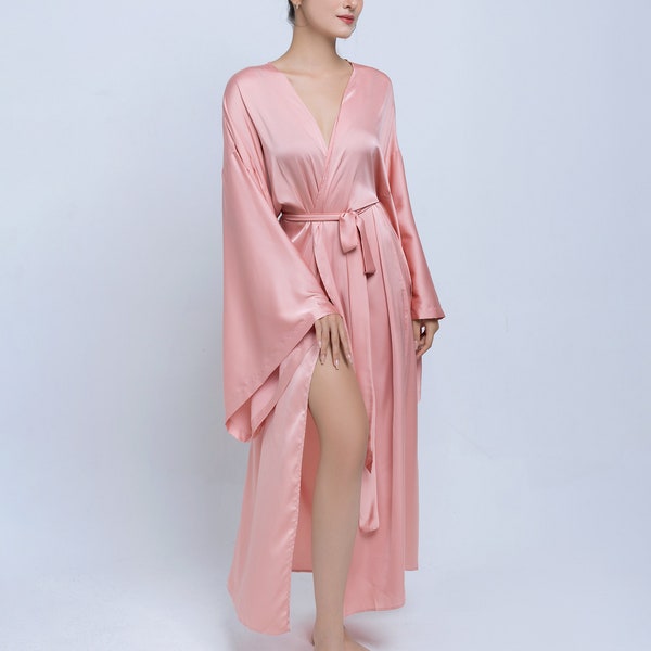 Silk Kimono Robe - Etsy
