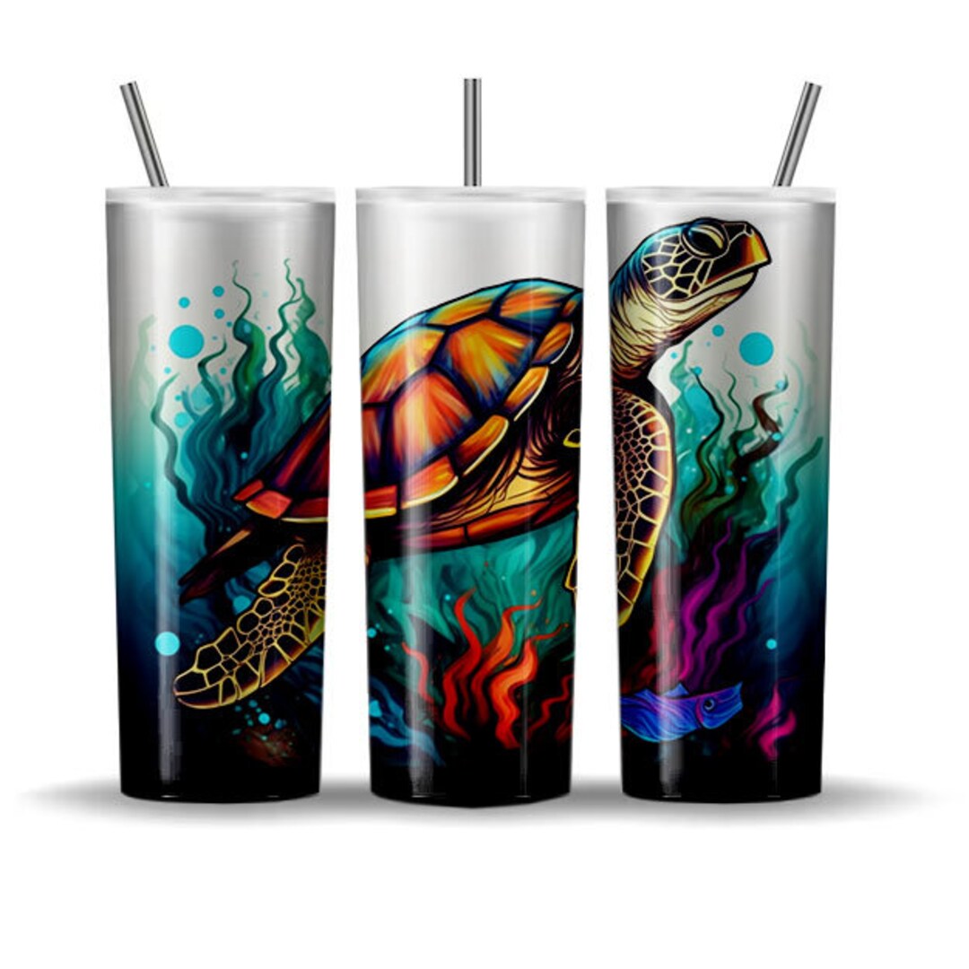 Sea Turtle PNG Black Background Sea Turtle JPG for Straight - Etsy