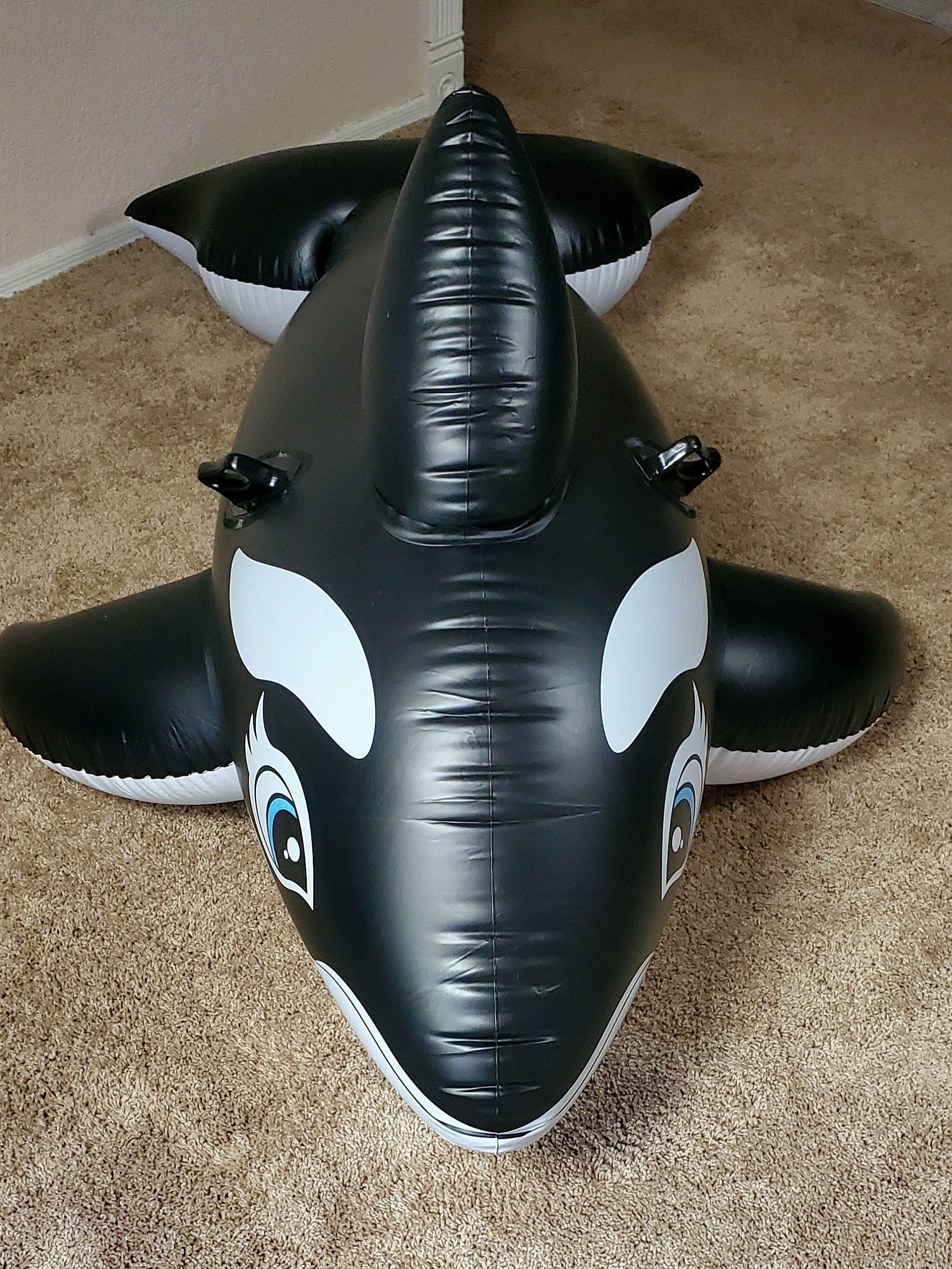 Inflatable Whale Sex Toy Shag Pu With 2 Sph Etsy