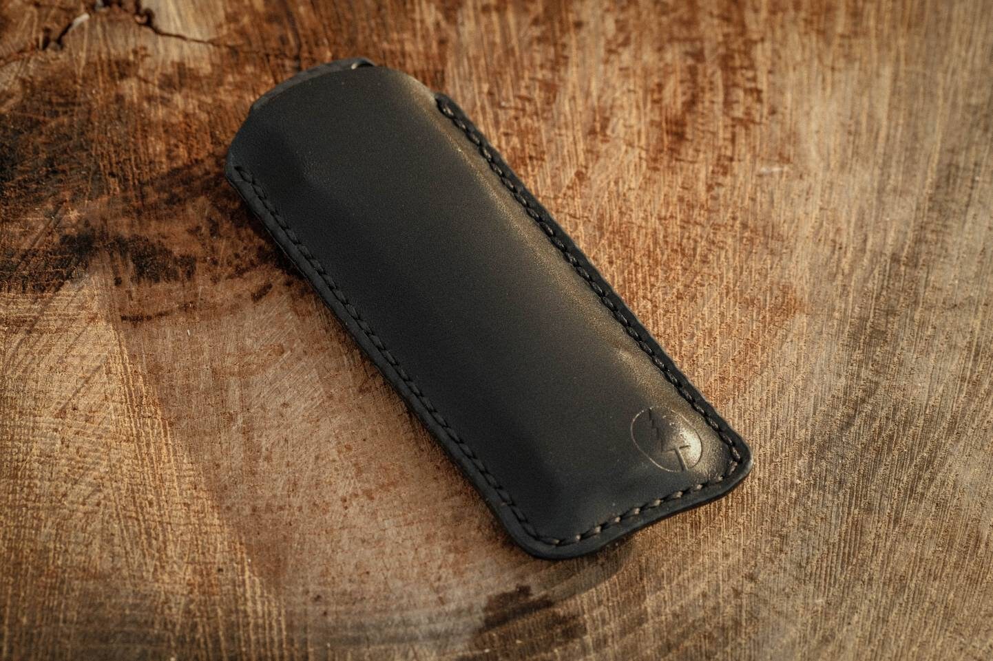 The Gent Handmade EDC Leather Knife Slip Black - Etsy