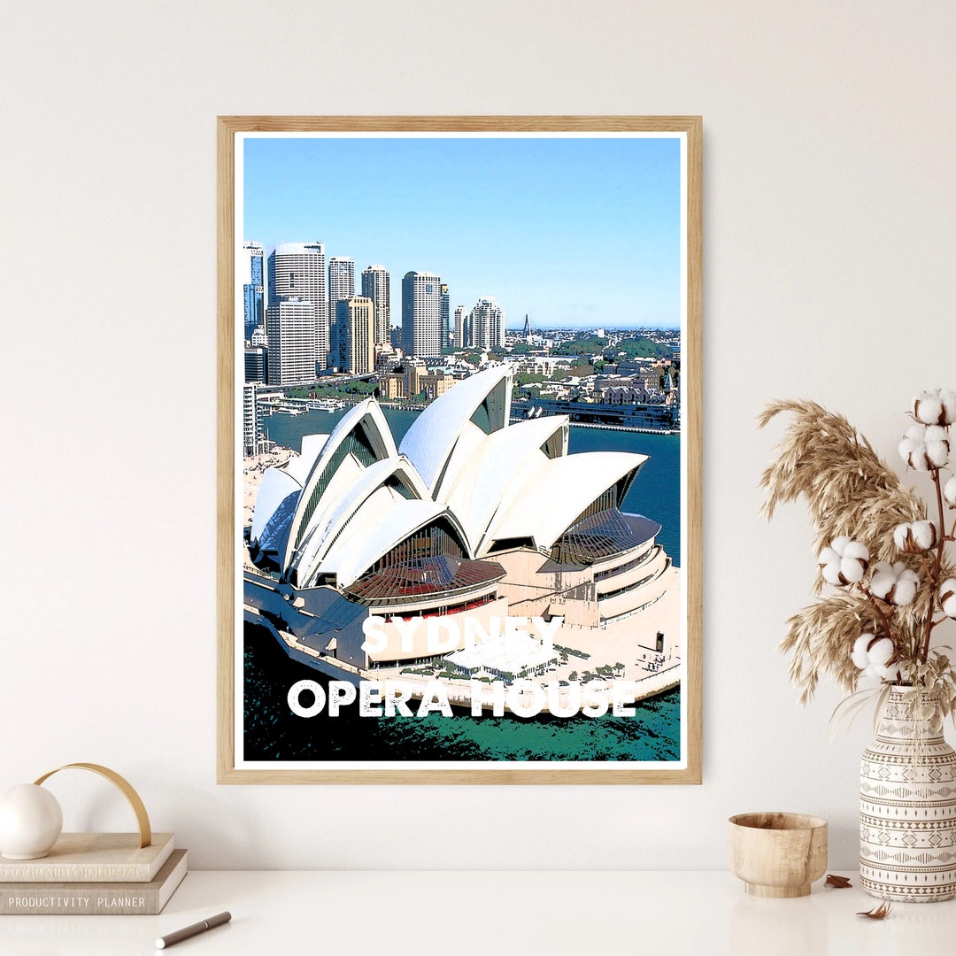 Sydney Opera House, Wall Print, Australia, Unframed A3/A4/A5, Poster ...