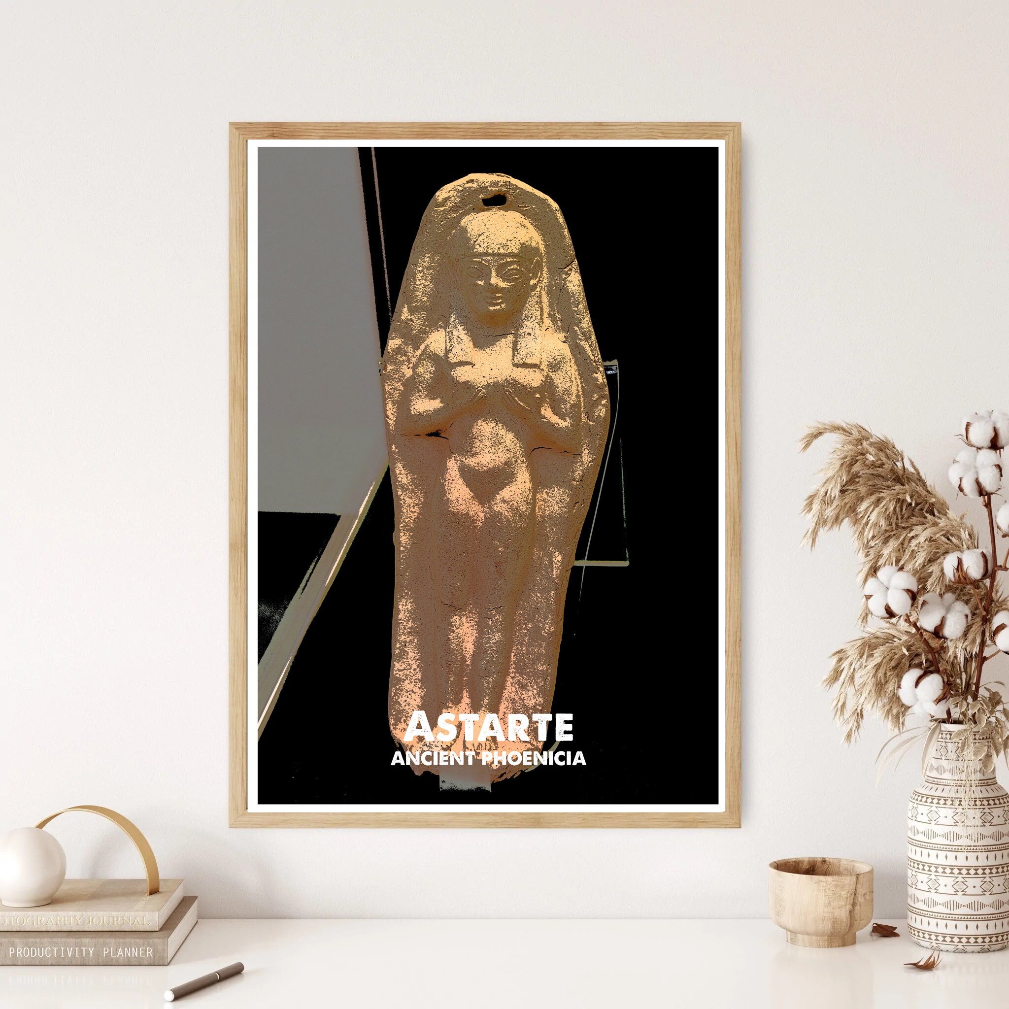 Astarte, Wall Print, God, Goddess, Ancient Phoenicia, Unframed A3/A4/A5 ...