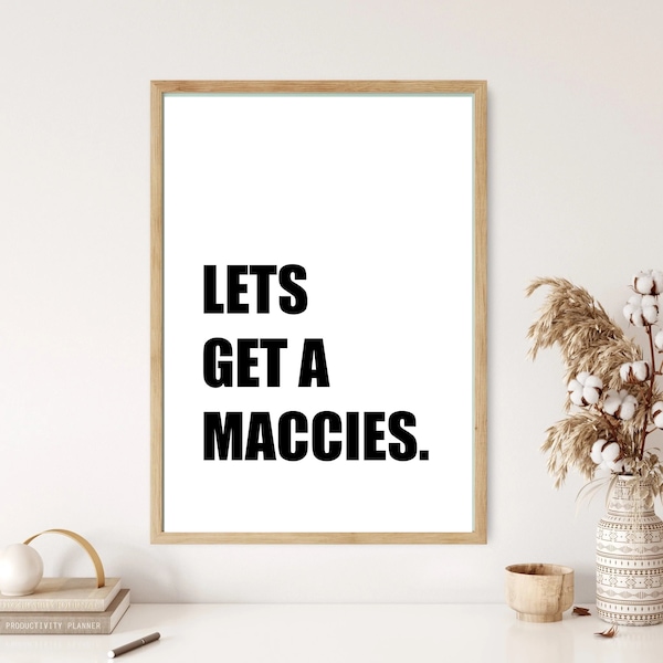 Mcdonalds Print - Etsy UK