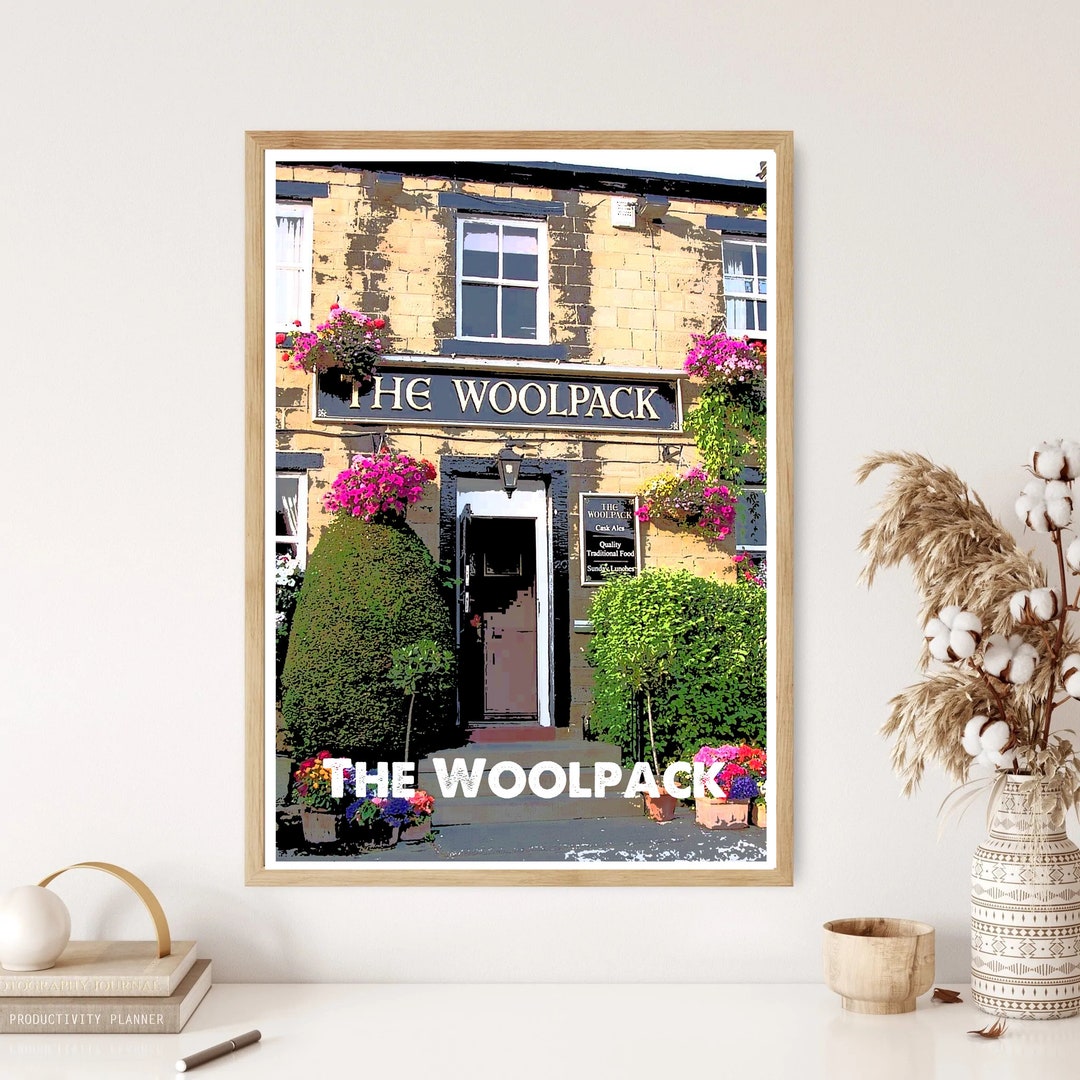 The Woolpack, Emmerdale, Wall Print, Unframed A3/A4/A5, Poster, Art ...