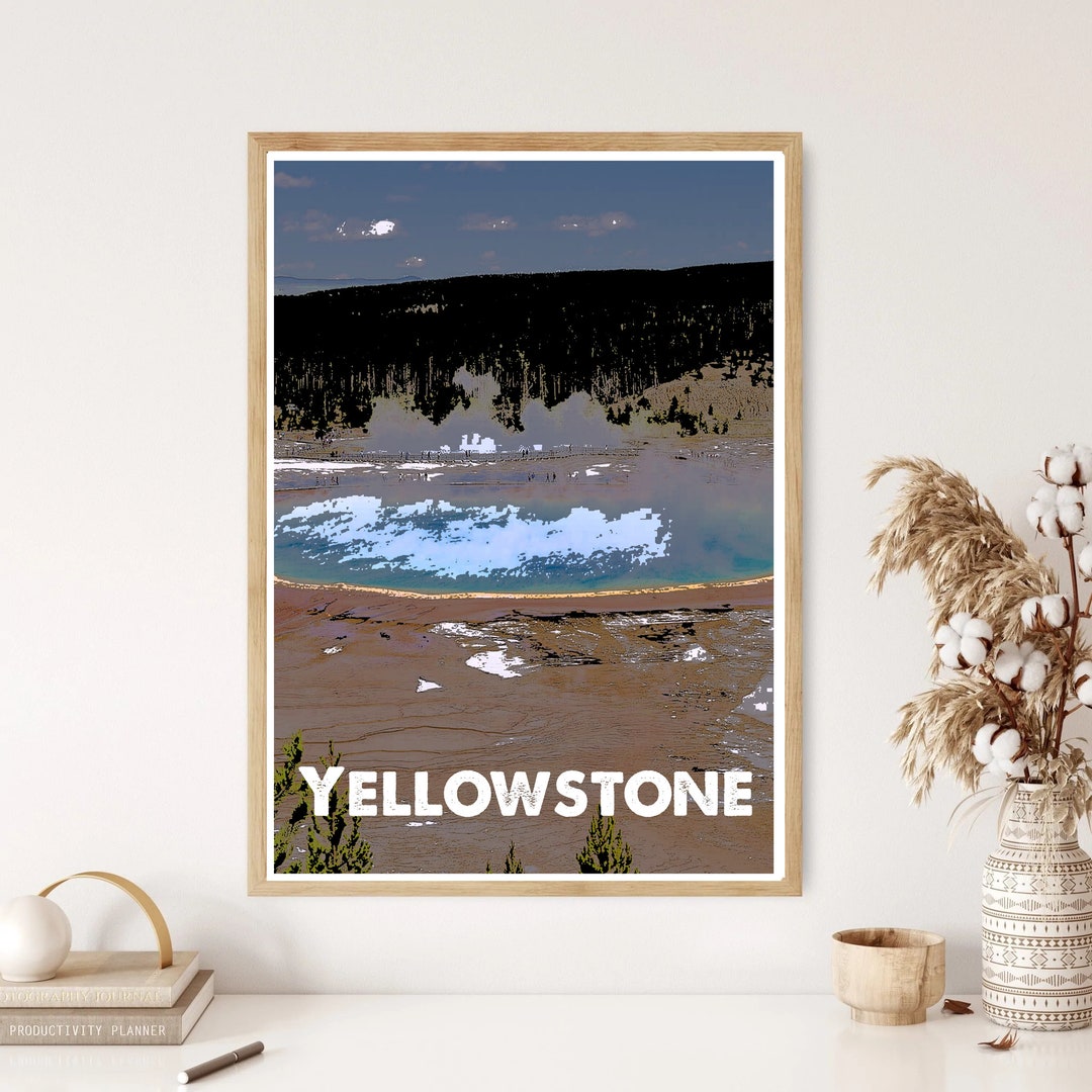 Yellowstone, National Park, Wall Print, Unframed A3/A4/A5, Poster, Art ...