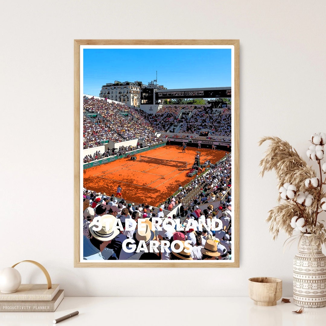 Stade Roland Garros, Arena Wall Print, Unframed A3/A4/A5, Poster, Art ...
