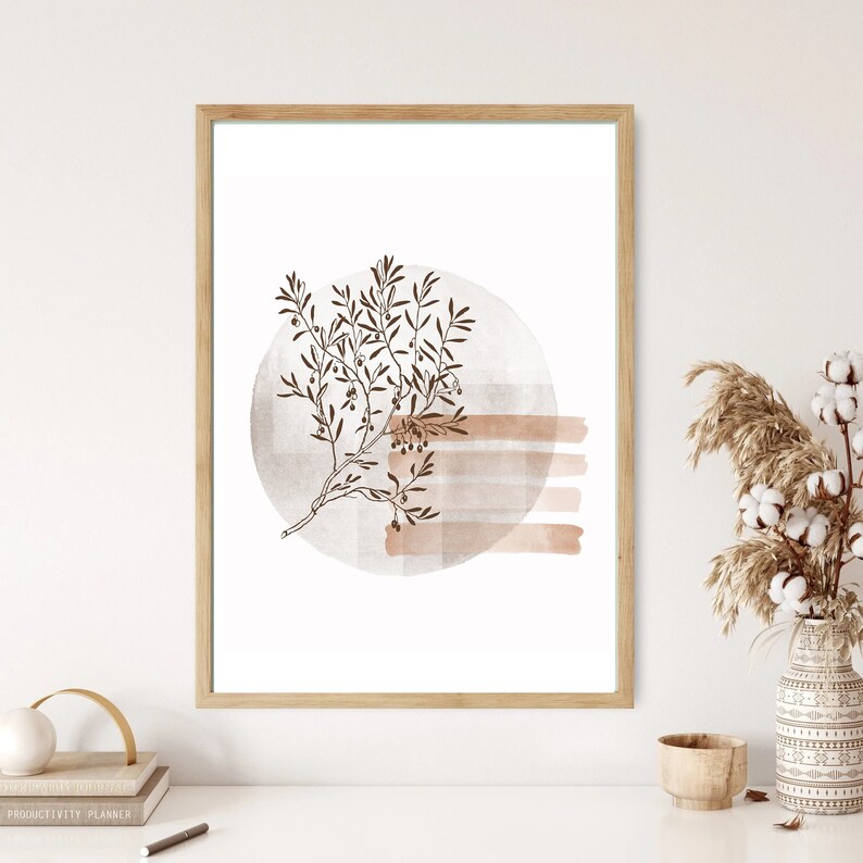 Circle Tree Boho Wall Print A3 A4 A5 Poster Art Home Decor Inspo ...