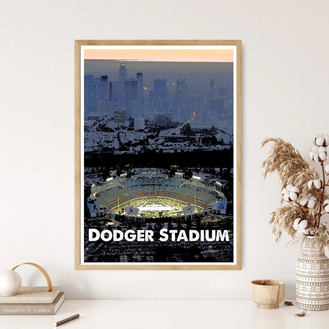 Dodger Stadium, Wall Print, Unframed A3/A4/A5, Poster, Art, Wall Art ...