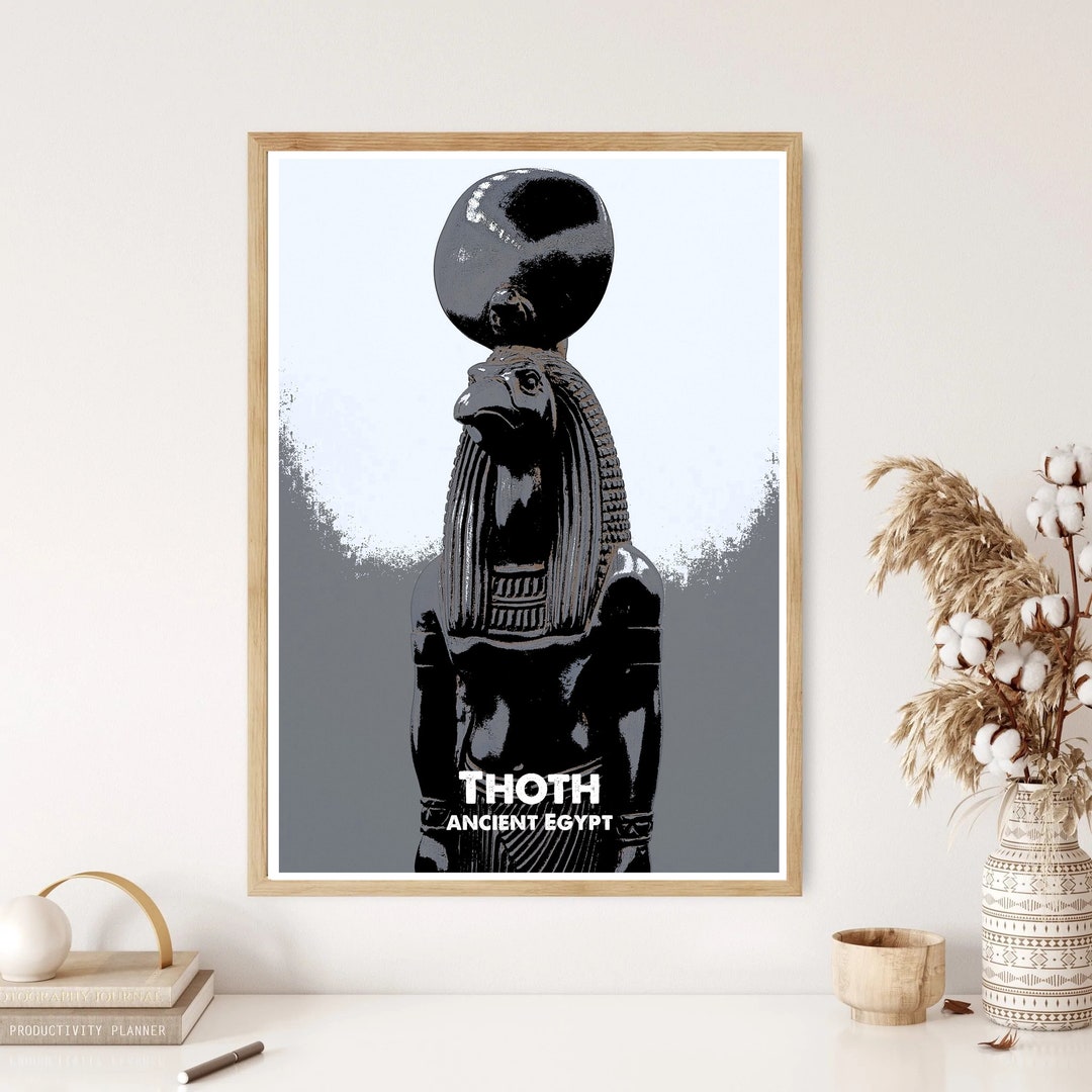 Thoth, Wall Print, God, Goddess, Ancient Egypt, Unframed A3/A4/A5 ...